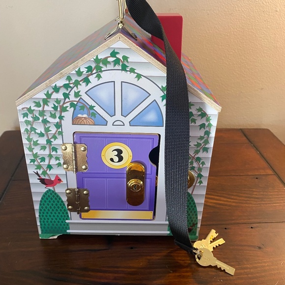 Melissa & Doug | Toys | Melissa Doug Doorbell And Key Lock House | Poshmark